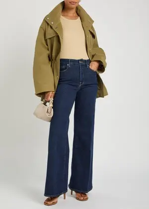 Good American Good Waist Palazzo Wide-leg Jeans