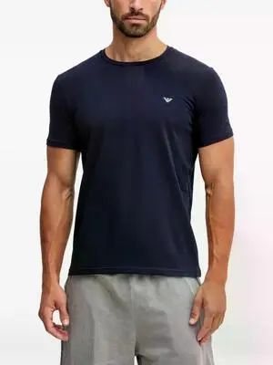 Armani Exchange Logo-print Short-sleeve T-shirt - Blue