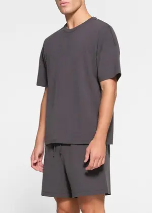 SKIMS Relaxed Cotton T-shirt - Brown