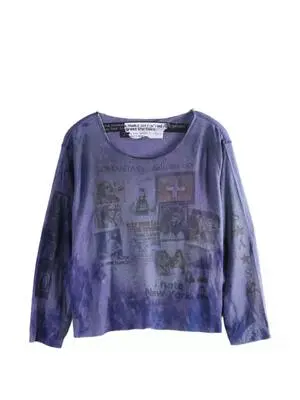 SAITOS Graphic-print Long-sleeve T-shirt