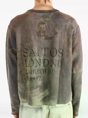 SAITOS Graphic-print Long-sleeve T-shirt