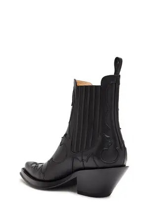 Gabriela Hearst Cassidy Leather Ankle Boots
