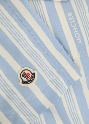 Moncler Striped Nylon Swim Shorts