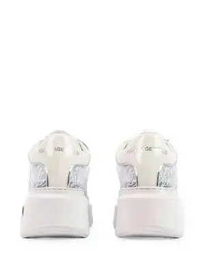 Karl Lagerfeld Logo-embroidered Mesh Sneakers
