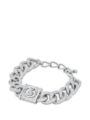 Michael Kors Crystal-embellished Curb-link Bracelet