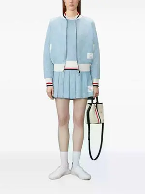 Thom Browne Rwb Stripe Tweed T-shirt