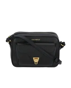 COCCINELLE Flap Pocket Shoulder Bag - Black
