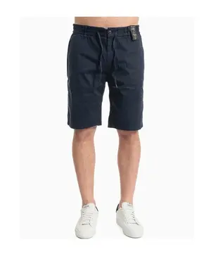 Hugo Boss Relaxed Fit Drawstring Shorts - Dark Blue