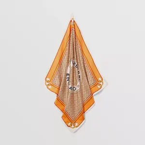 Burberry Montage-print Silk Scarf