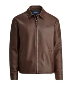 Polo Ralph Lauren Classic Leather Jacket - Brown