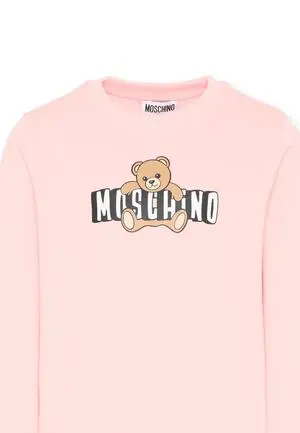 Moschino Two-piece Teddy Bear Sweatshirt And Jogger Set