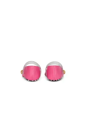 Balmain Ballet Flats With Button