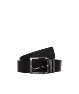 Emporio Armani Logo Embossed Reversible Belt