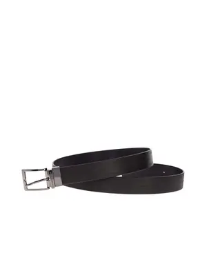 Emporio Armani Logo Embossed Reversible Belt