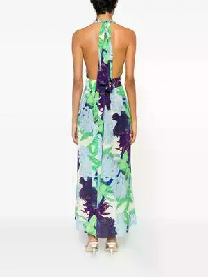 PSOPHIA Floral Print Halterneck Maxi Dress
