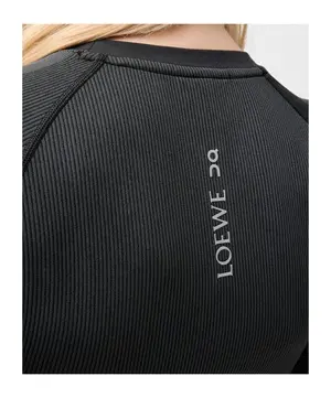 Loewe X On Brown Long-sleeve Knit Top