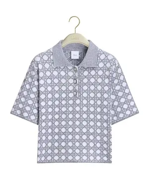 Dior Macrocannage Short-sleeved Sweater