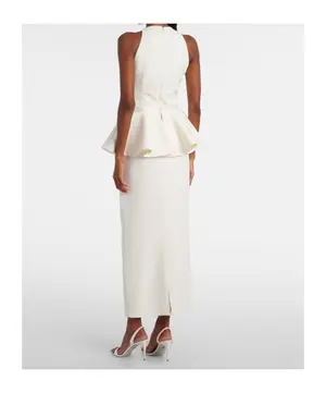 SAFIYAA LONDON Riya Ruffled Cocktail Dress