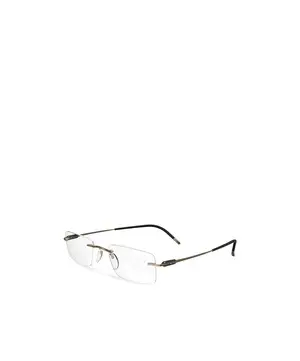 SILHOUETTE Rimless Rectangle-frame Glasses - White