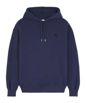 Maison Kitsuné Signature Fox Motif Hoodie - Black
