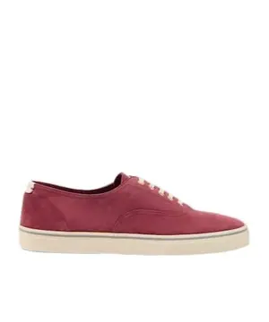 Brunello Cucinelli Suede Sneakers - Red