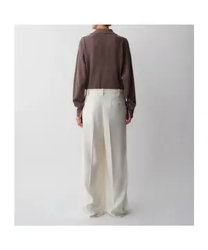Calvin Klein Pleated Wide-leg Trousers