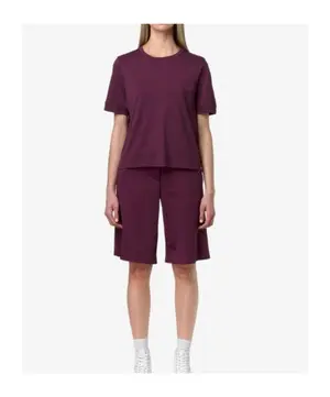 K-WAY Gabillou Cotton Silk Crew Neck Top