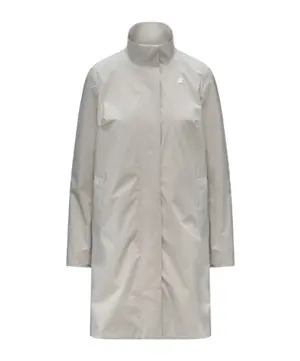 K-WAY Funnel-neck Coat - Gray