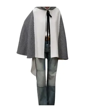 Dior Hooded Cape - Gray