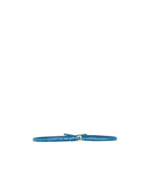 Prada Bow Detail Slim Buckle Belt - Blue