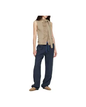 Rag & Bone Elastic Waist Drawstring Casual Pants - Salute