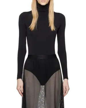 Wolford High Neck Long Sleeve Bodysuit