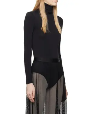Wolford High Neck Long Sleeve Bodysuit