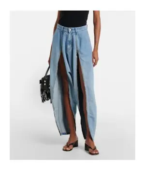 Coperni Front Slit Balloon Jeans