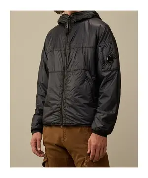C.P. COMPANY Shell Hooded Jacket - Total Eclipse  Blue