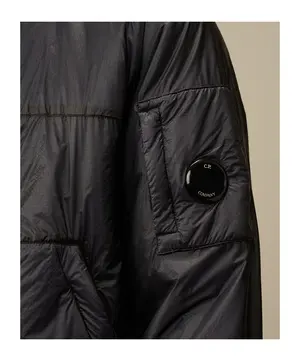 C.P. COMPANY Shell Hooded Jacket - Total Eclipse  Blue