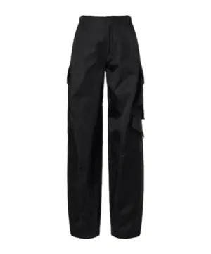 Alaïa Taffeta Cargo Pants - Black
