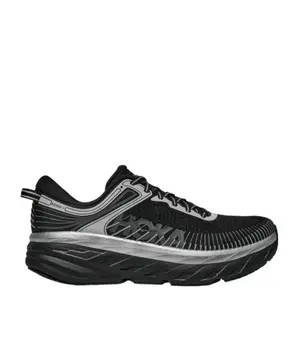 Hoka One One Bondi 7 Cushioned Running Shoes - Black