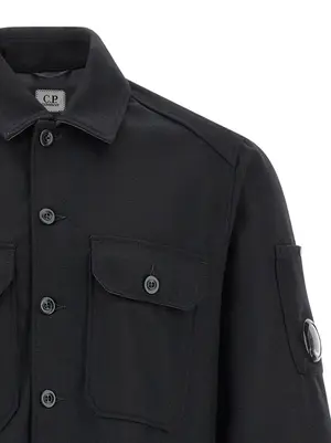 C.P. COMPANY Long-sleeved Buttoned Overshirt