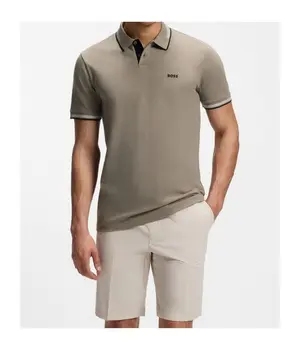 Hugo Boss Tipped Collar Stretch Polo Shirt