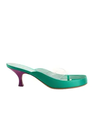 Chloé Round-toe Stiletto Heel Sandals