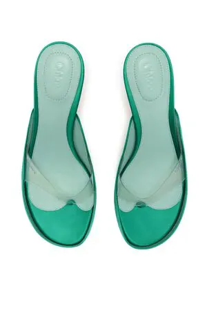 Chloé Round-toe Stiletto Heel Sandals
