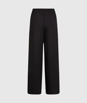 Karl Lagerfeld Logo Detail Wide-leg Track Pants