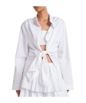 Alaïa Elegant Loose Cotton Shirt