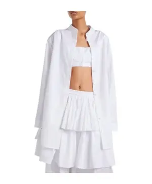 Alaïa Elegant Loose Cotton Shirt