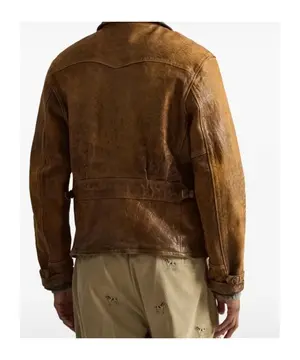 Polo Ralph Lauren Zip Sheepskin Bomber Jacket