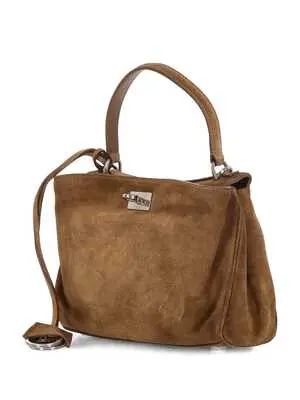 Balenciaga Rodeo Top Handle Small Handbag - Camel
