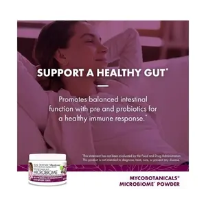 Host Defense Mycobotanicals Microbiome Powder Digestive & Immune Health Support Supplement
