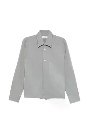 LARDINI Patch-pocket Popover Shirt