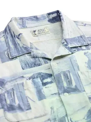 Ralph Lauren Graphic-print Short-sleeve Shirt - Blue